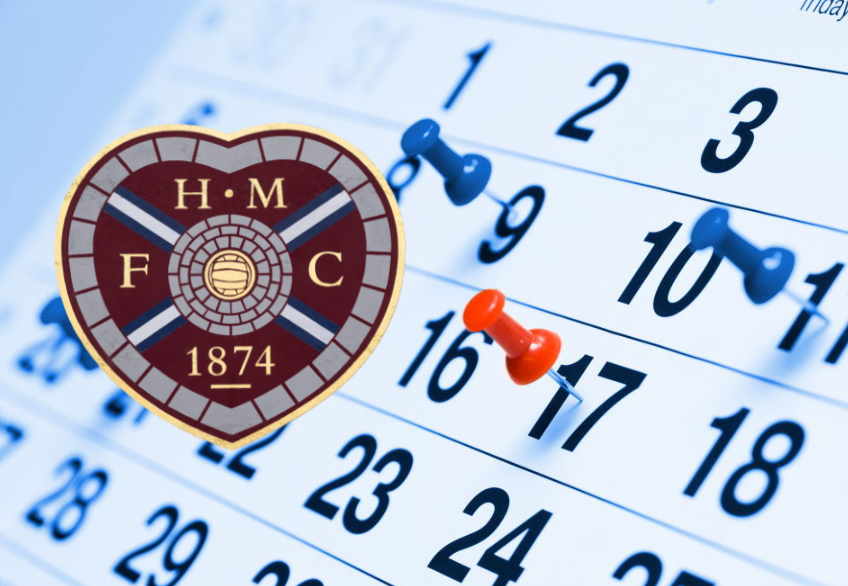 Key dates for Hearts fans with Champions League draw, SPFL fixtures and ...