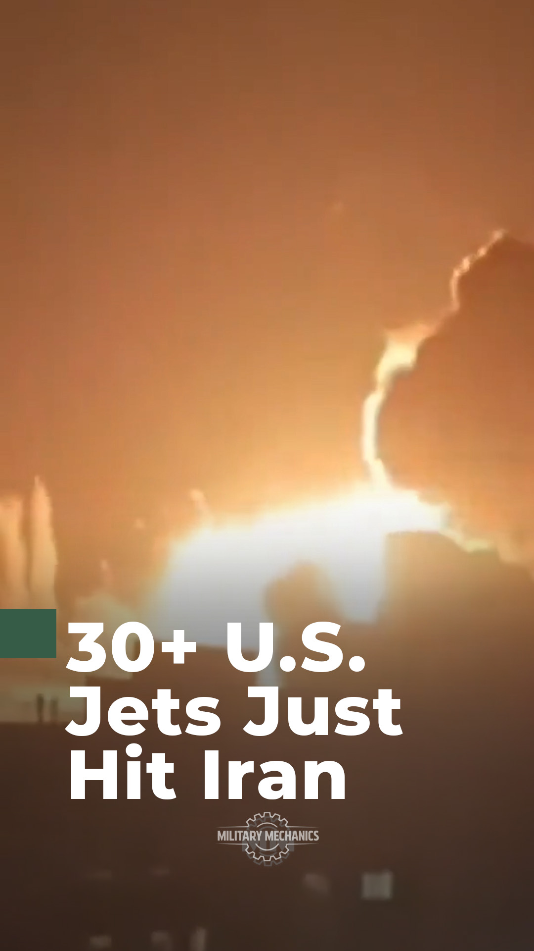 30+ US jets just hit Iran