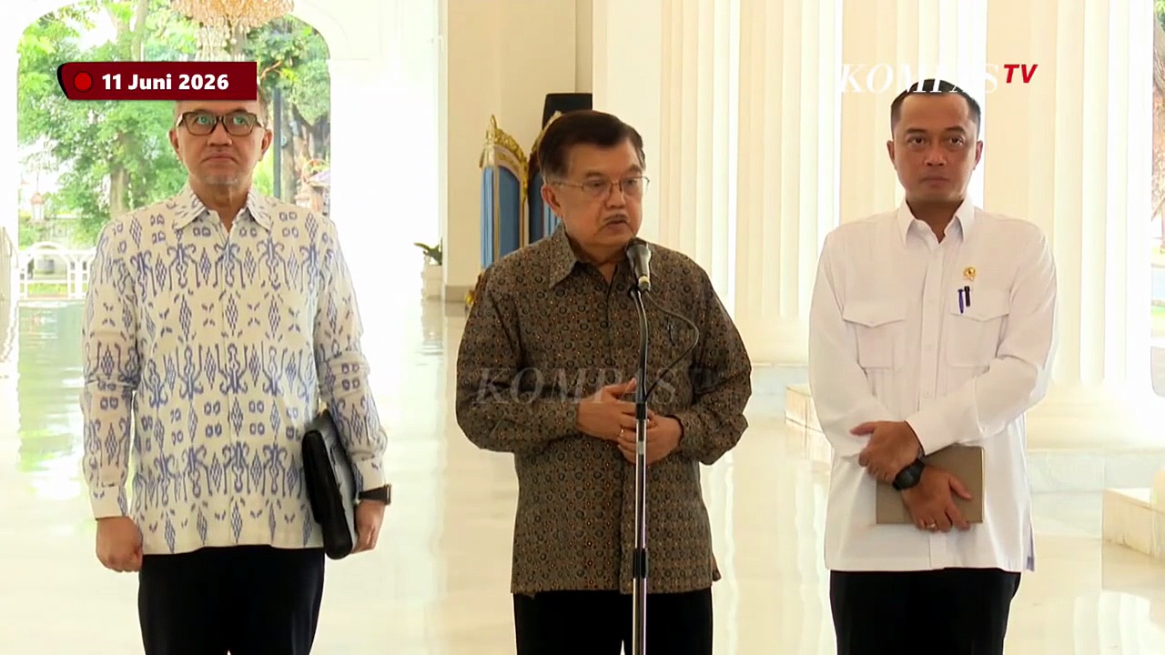 [Full] Keterangan Jusuf Kalla usai bertemu Prabowo Subianto di Istana ...