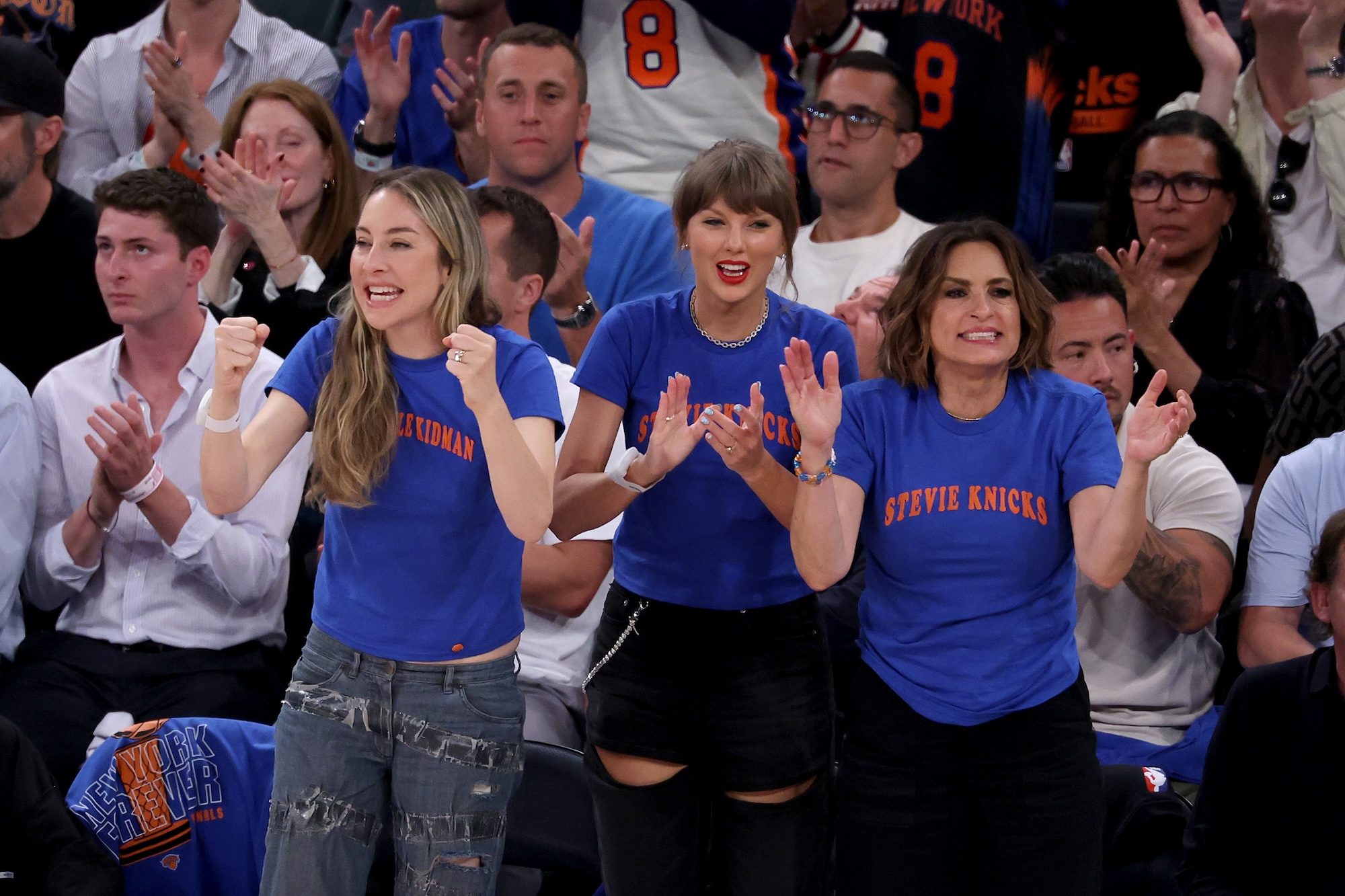 Taylor Swift nearly crosses paths with Scooter Braun at NBA Finals