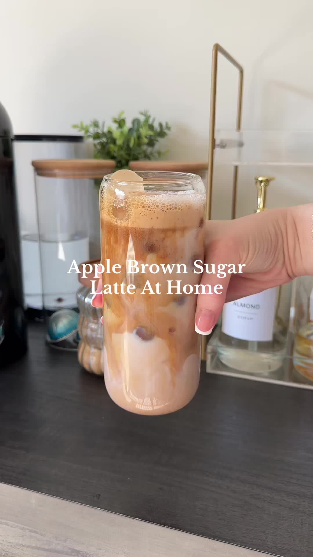 Cozy apple brown sugar latte – easy homemade drink