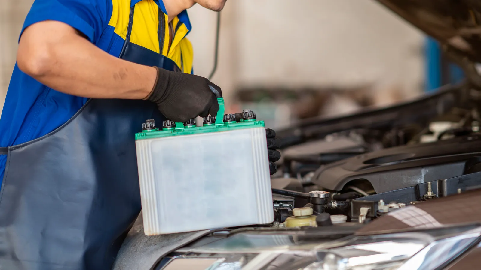 Changing a car battery starts with the negative terminal, not the red one
