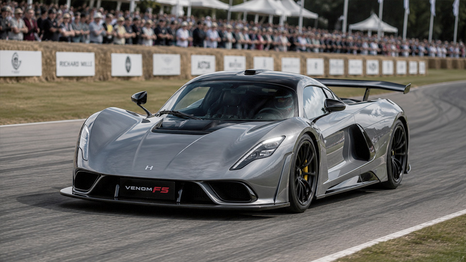 Hennessey Venom F5 unleashes 1,800HP on the hillclimb