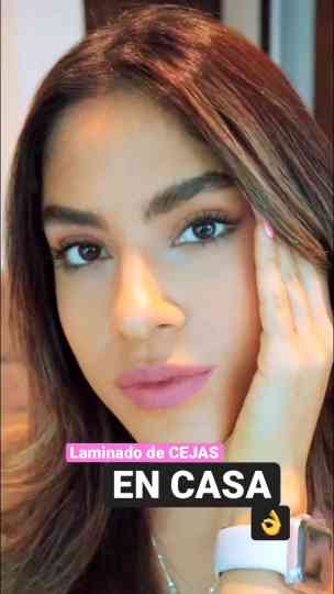 Cejas orgánicas con laminado perfecto en casa