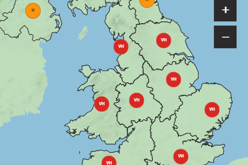 Met Office 48 hour 'red alert' for Wales and parts of England