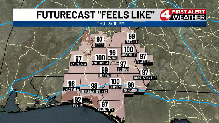 Heat building before late-weekend storms provide some relief
