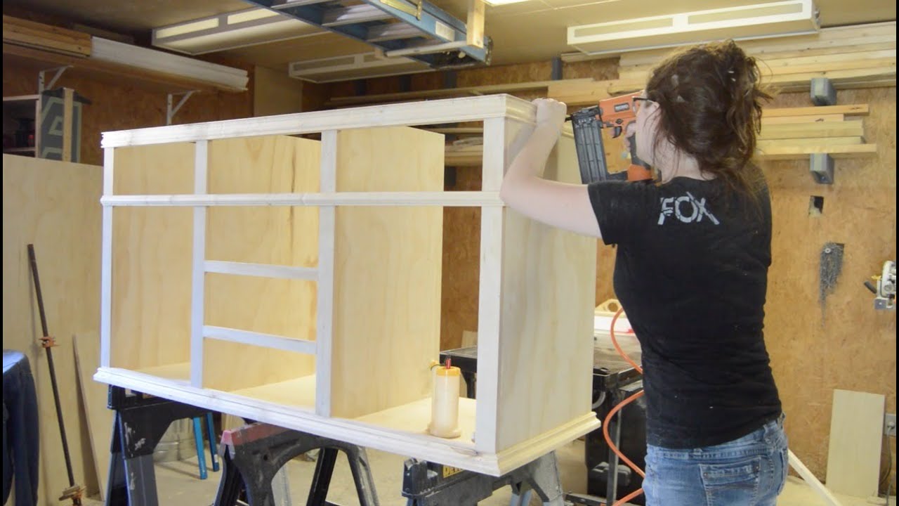 Transform your bathroom with a custom DIY double vanity