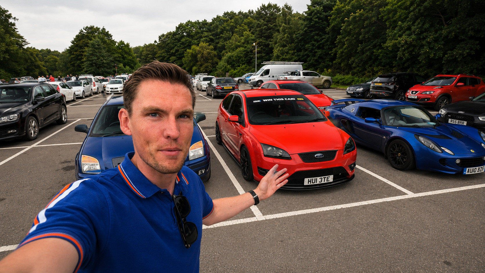 Can a 300HP Focus ST fit in at a supercar show?
