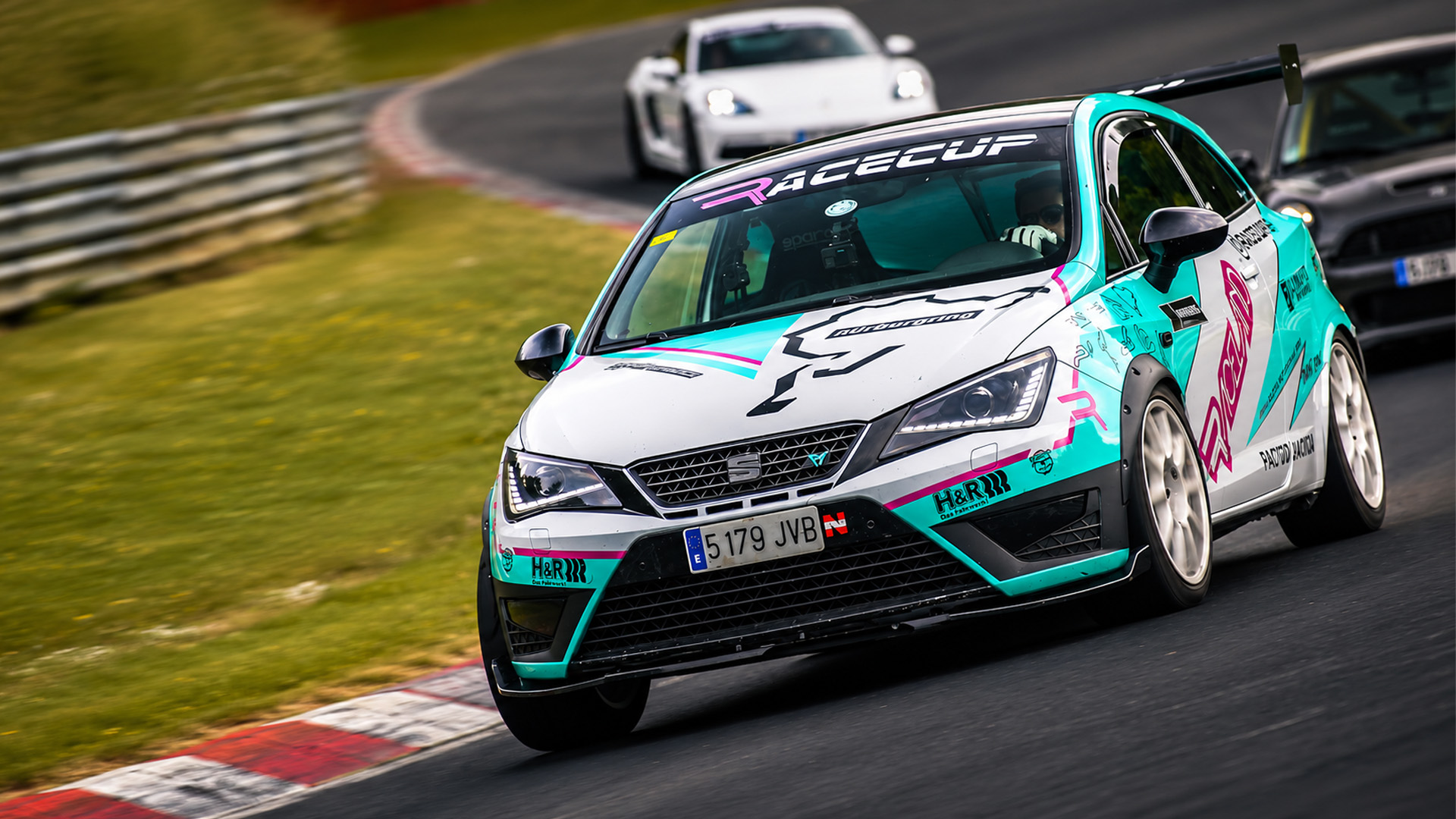 Porsche chases SEAT Ibiza Cupra in fast track battle