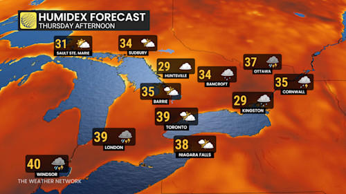 Storm risk continues with muggy air in Ontario, but major cooldown is ...