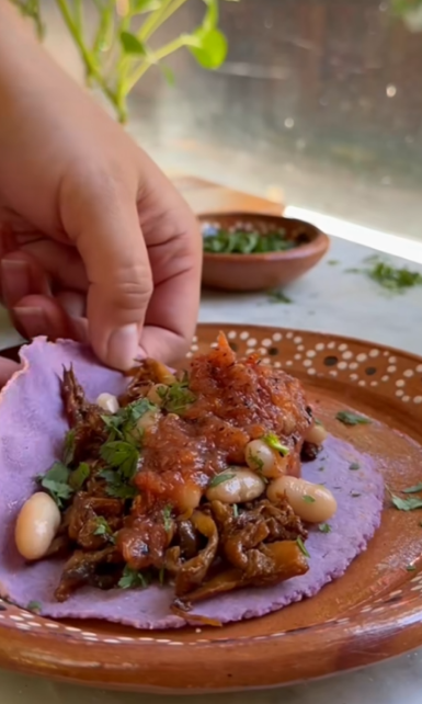 Juicy mushroom tacos vegan street food recipe
