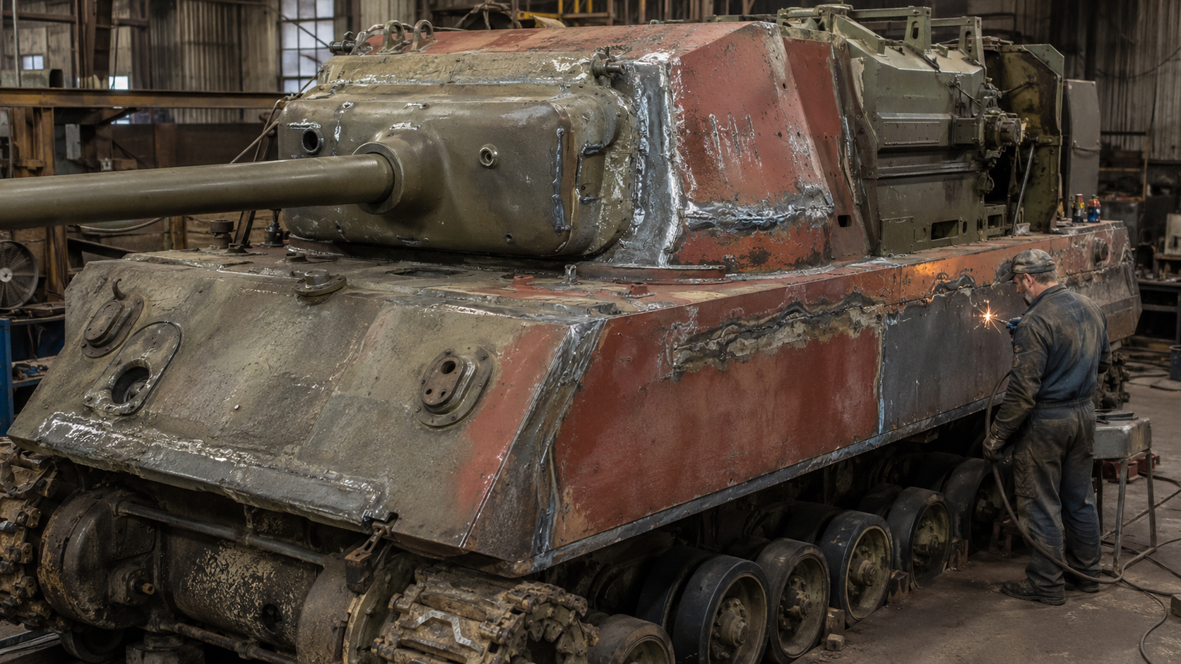 Rare Sherman Jumbo restoration hits a critical turning point