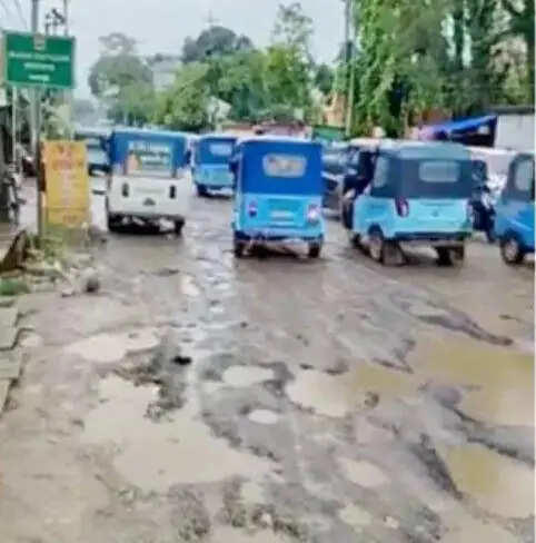 Monsoon exposes Silchar’s crumbling road infrastructure