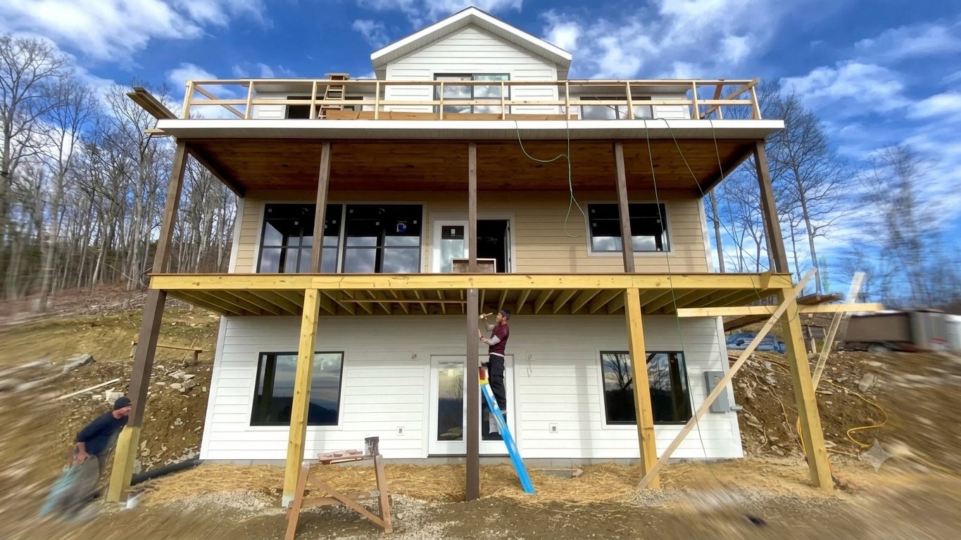 Insulating the farmhouse