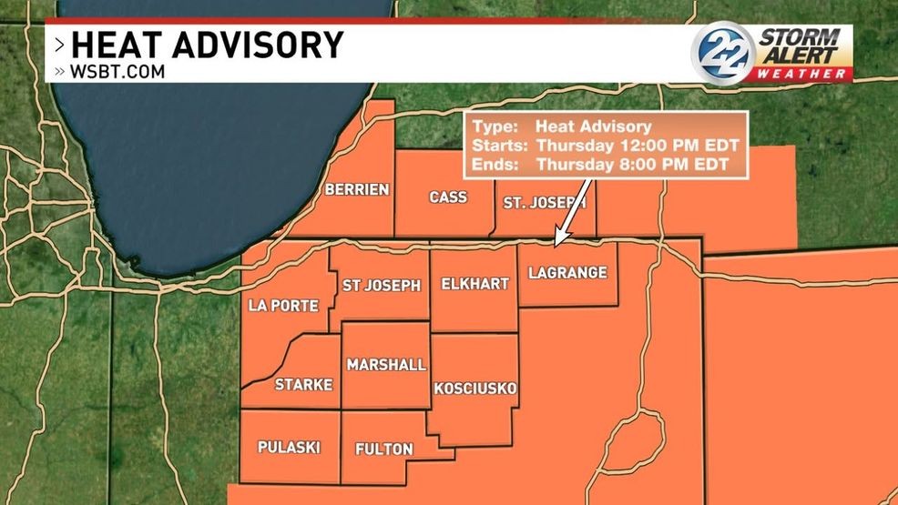 Heat advisory brings hot, humid conditions for our entire area