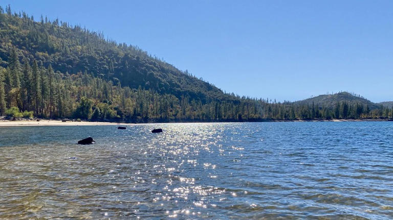 California's artificial lake in Yosemite National Park is a remote ...
