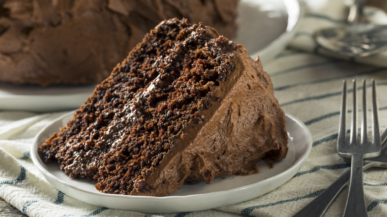 Take your chocolate cake to the next level with a powdered drink mix