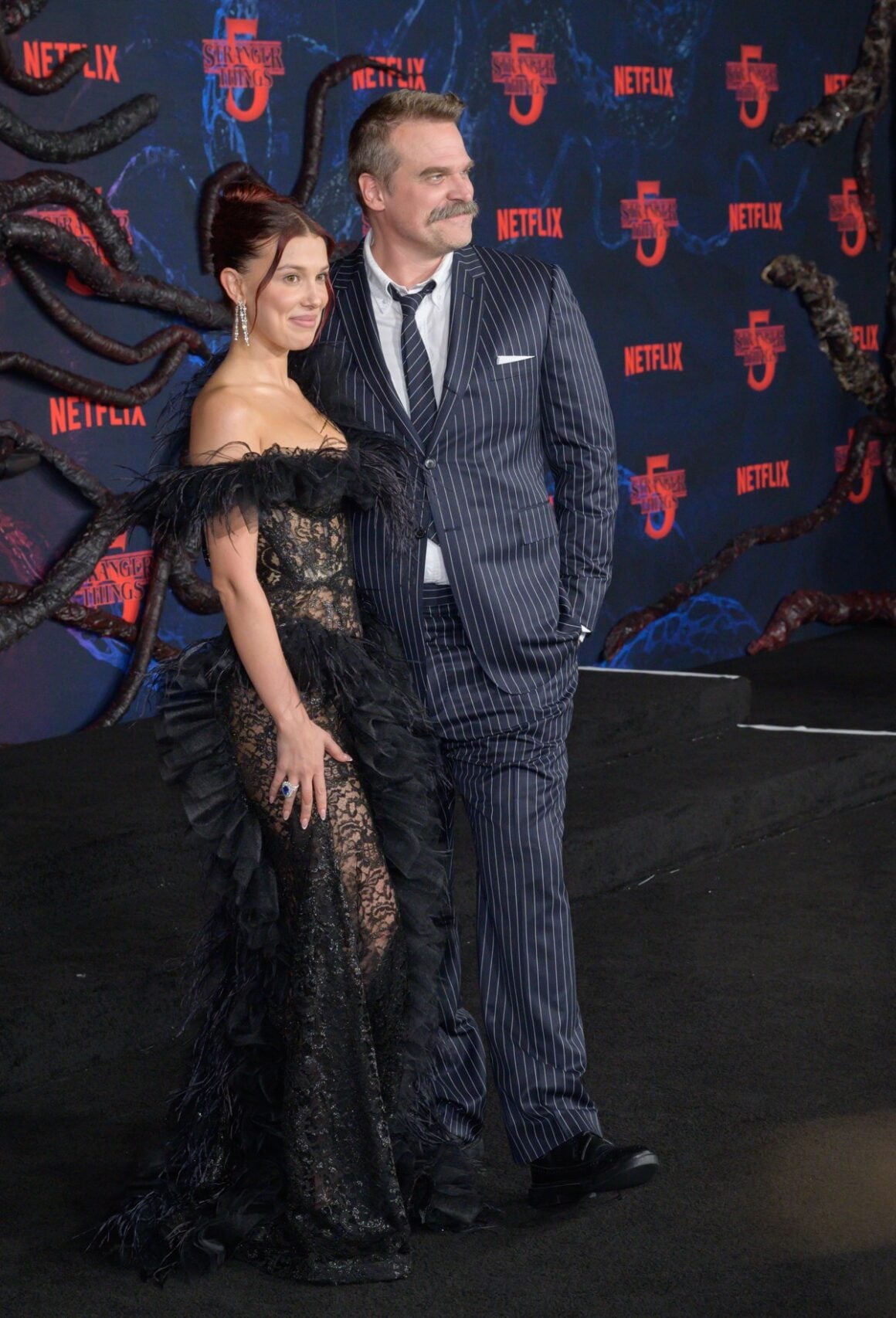 David Harbour speaks out on Lily Allen split and 'false' Millie Bobby ...