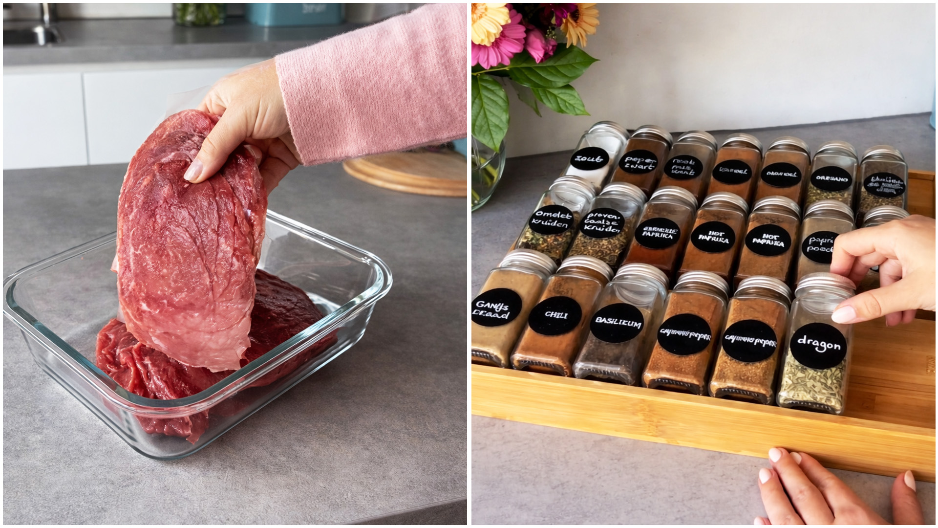 Kitchen restock and fresh food storage refresh