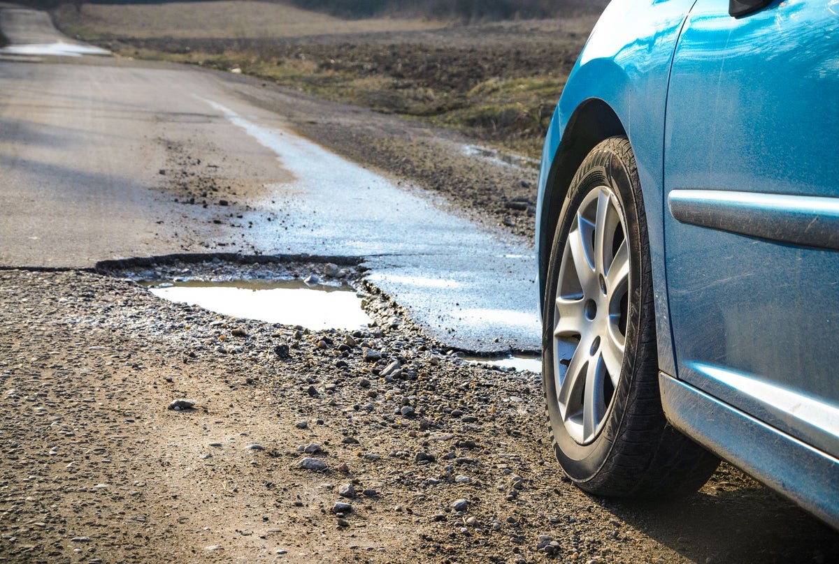 England’s worst roads revealed as pothole repair bill at record high