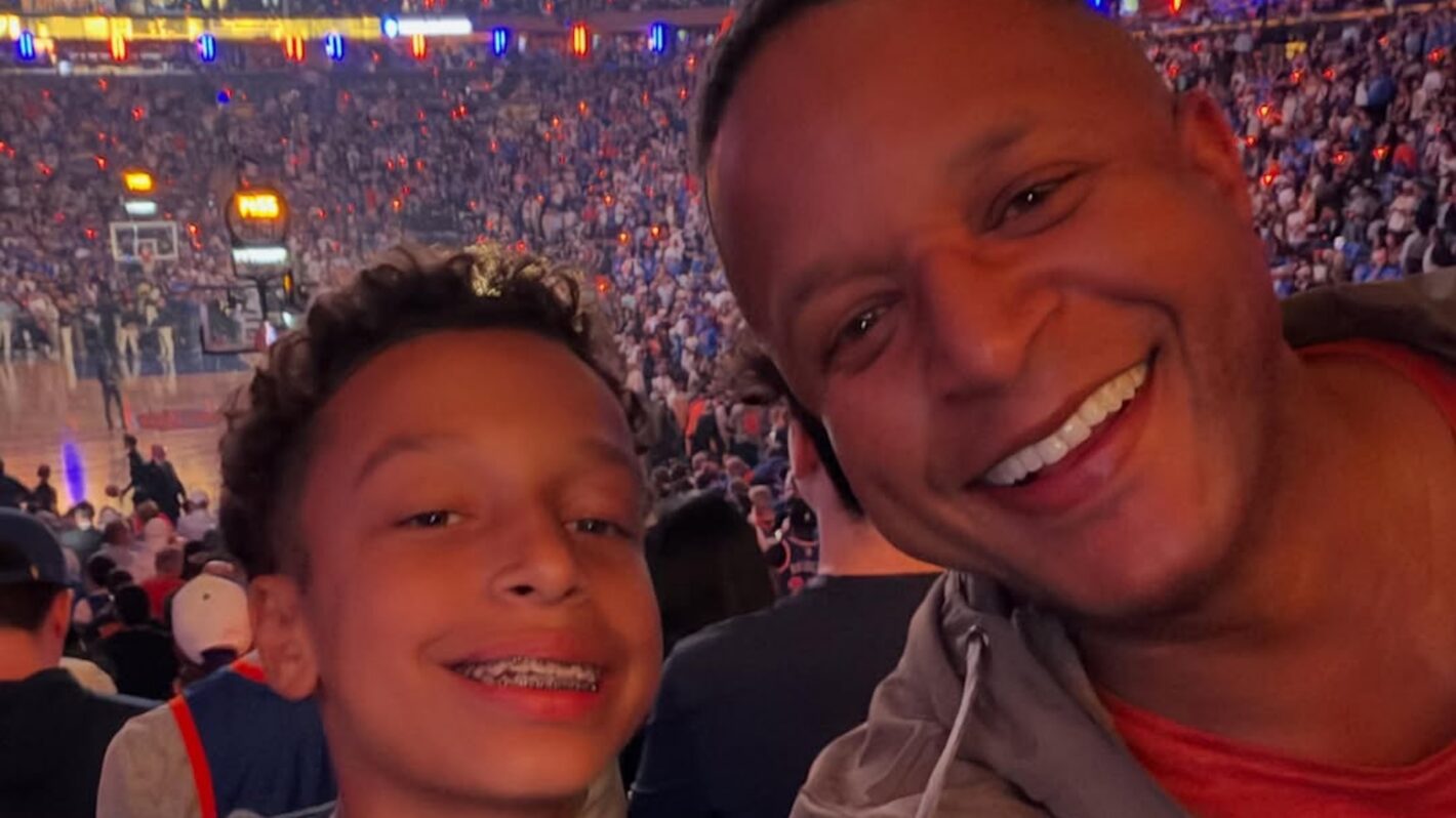 Today's Craig Melvin shares photos with son on epic night out at NBA Finals
