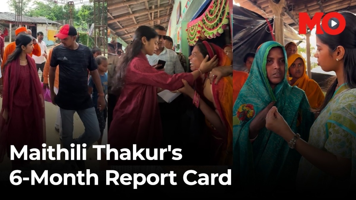 How has Maithili Thakur's first six months as MLA gone?