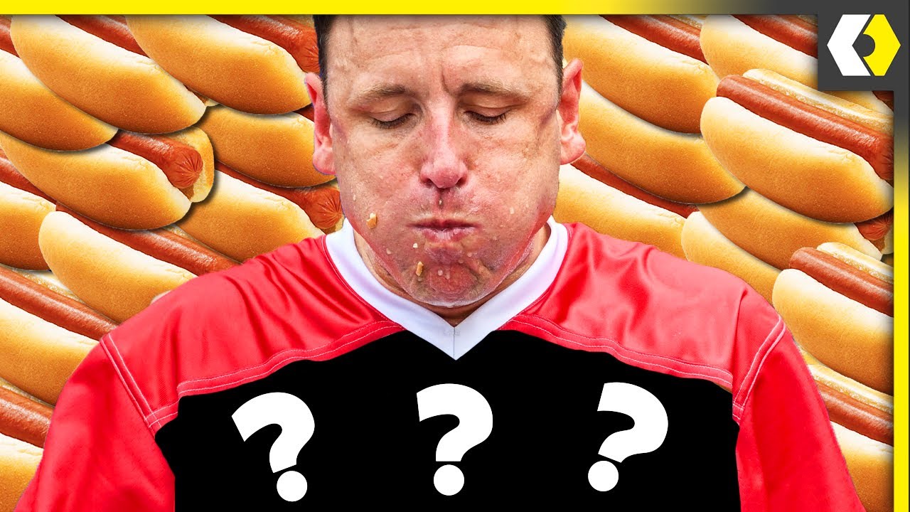 Joey Chestnut's stomach after 70+ hot dogs