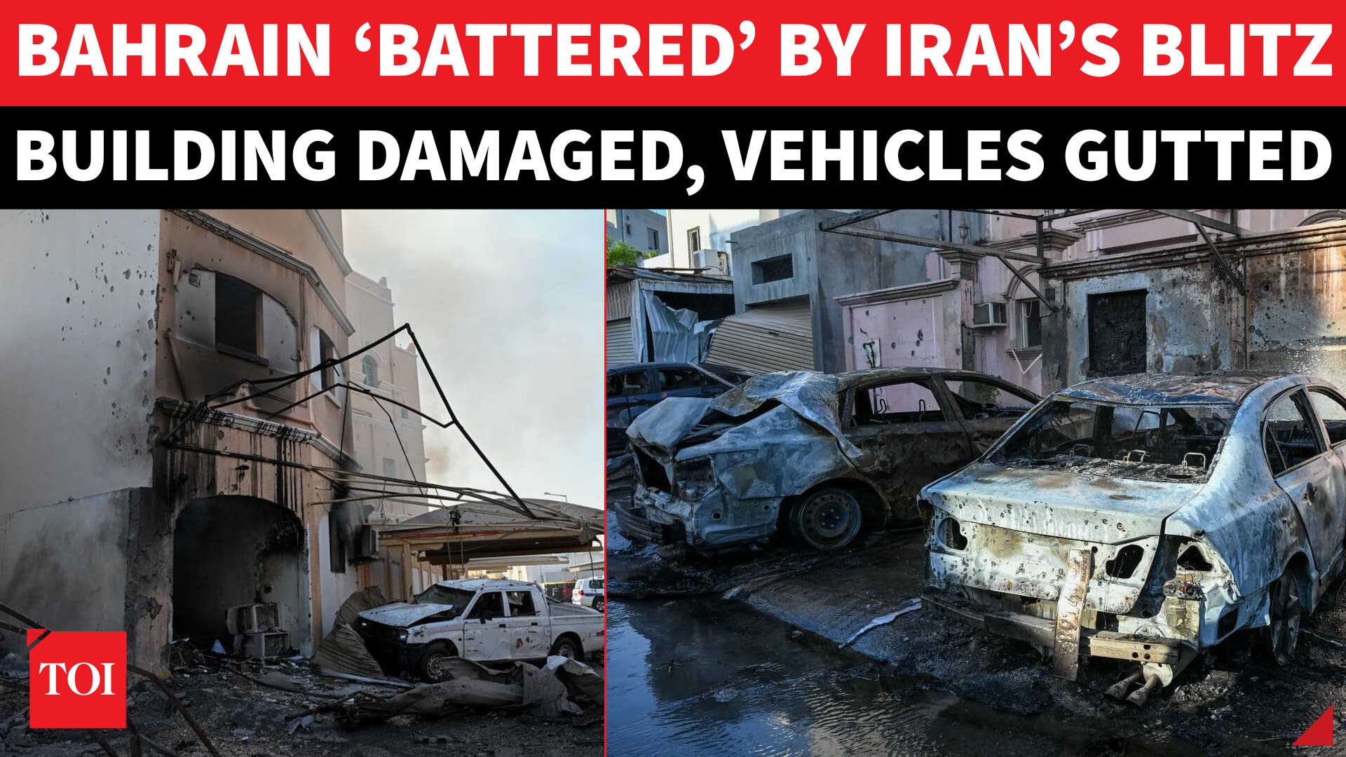 On cam: Bahrain bruised & battered by Iranian attack; US Mideast ally ...