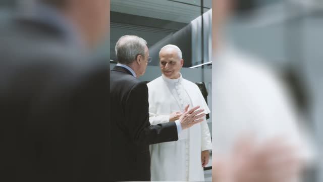 Papst Leo XIV. empfangen von Real-Präsident Perez