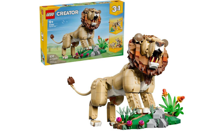 Amazon is selling a majestic 839-piece lion Lego set perfect for wild ...