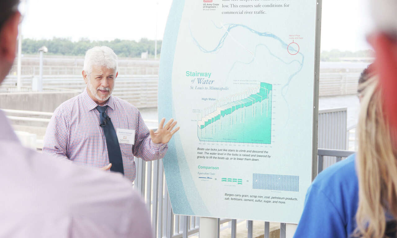 FreightWeekSTL tour highlights Mel Price Lock and Dam infrastructure