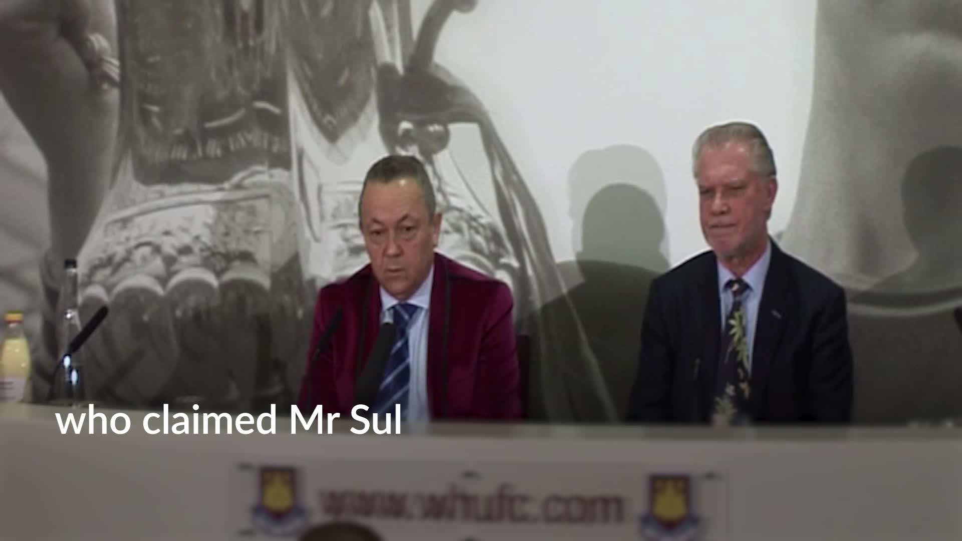 Essex Police receive new information after David Sullivan allegations