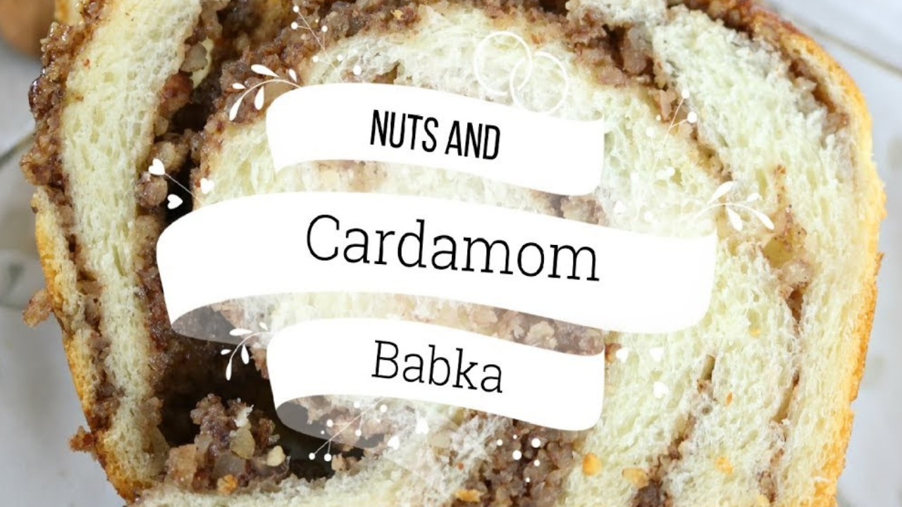 How to make cardamom nut babka at home