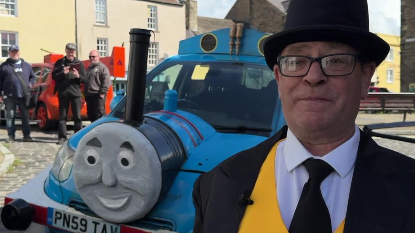Thomas the Tank Engine banger sets off for the Med