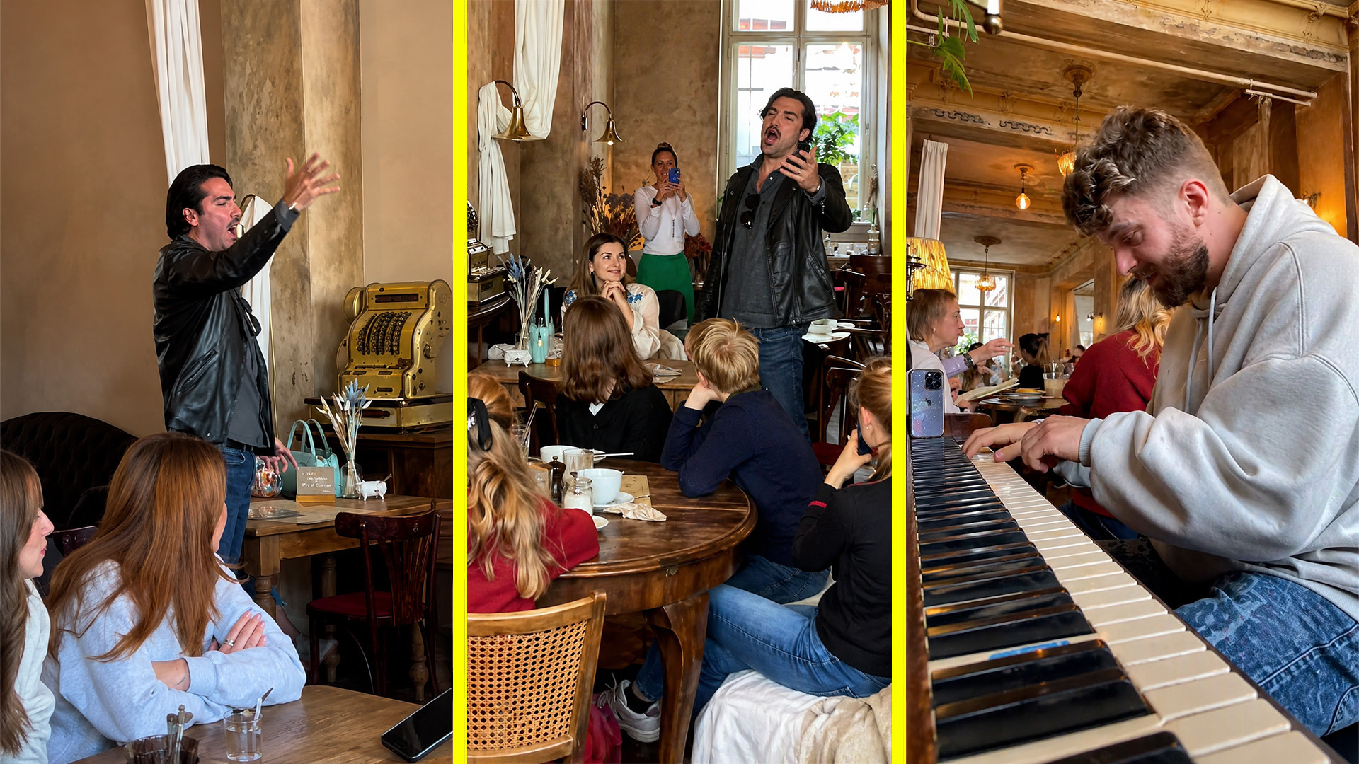 A famous opera singer joined my piano performance