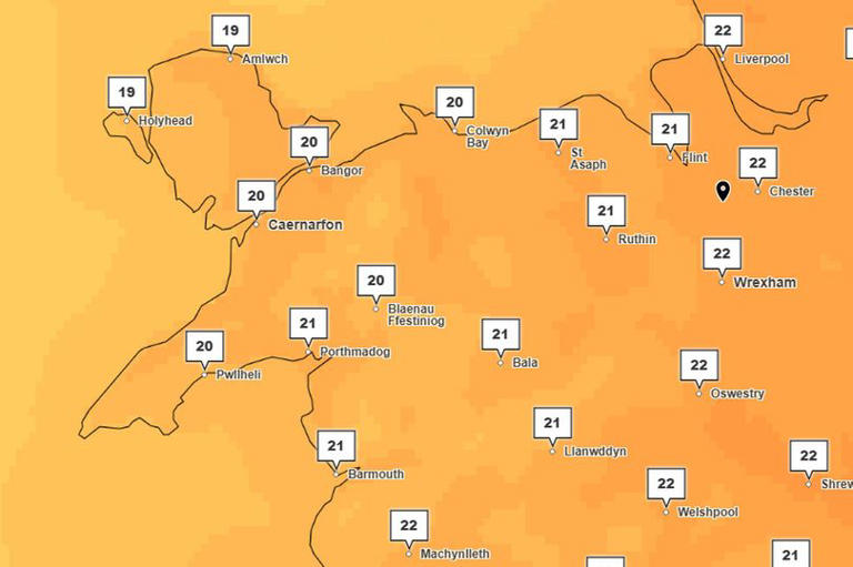 Met Office 'very warm' alert for North Wales with more to come