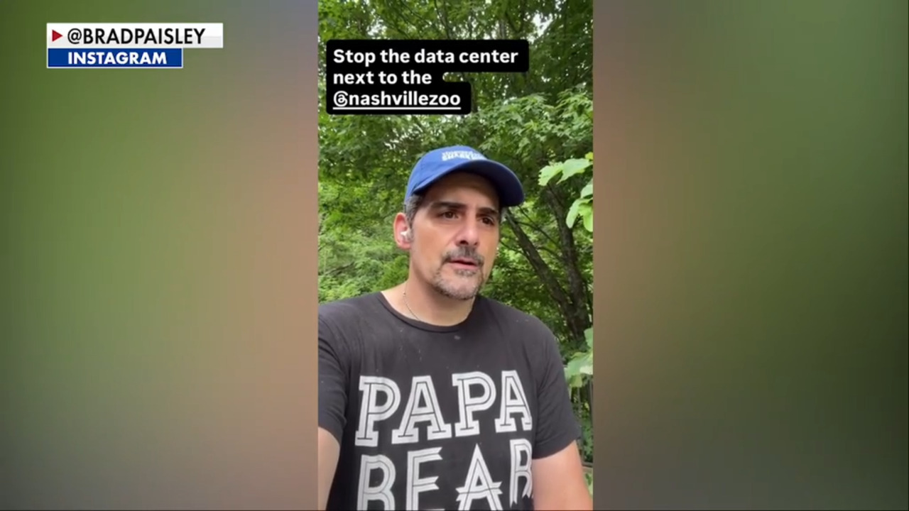 Brad Paisley speaks out against Nashville data center proposed near zoo
