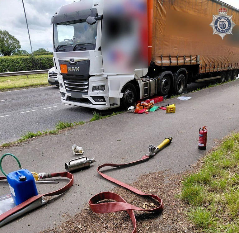 Drivers carrying 'hazardous materials' targeted in police crackdown ...