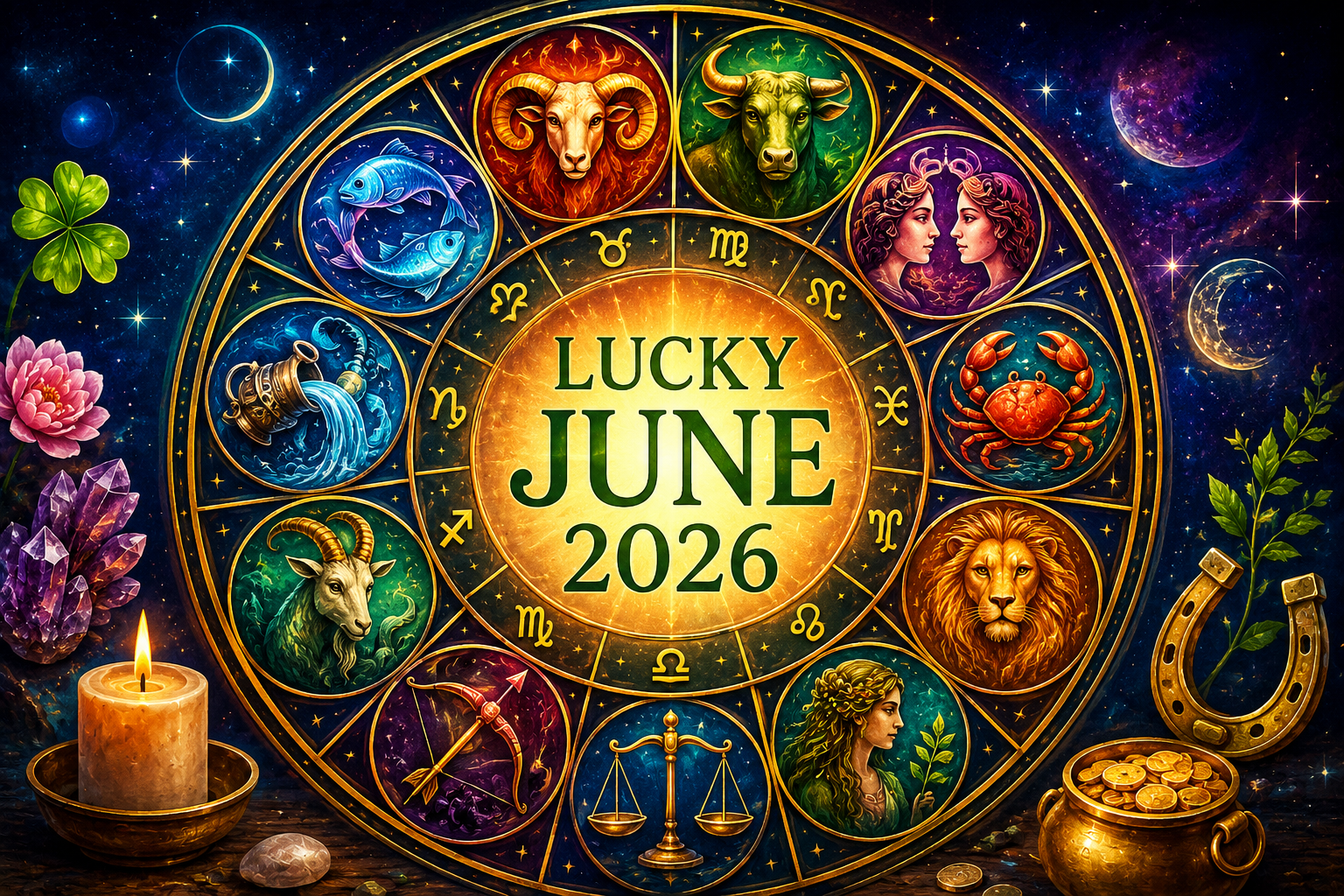 Lucky June 2026: What every zodiac sign can do to invite good fortune