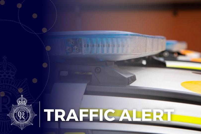 Van overturns in M1 crash between Dunstable and Flitwick