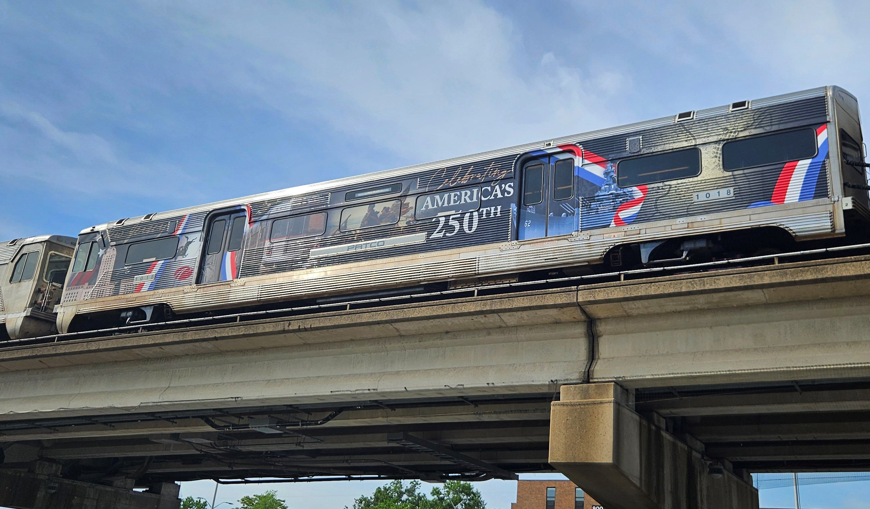 George Washington, other iconic figures adorn patriotic PATCO wraps