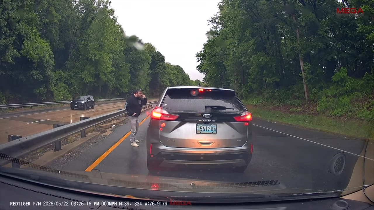 He looked down for a second… then life hit the brakes