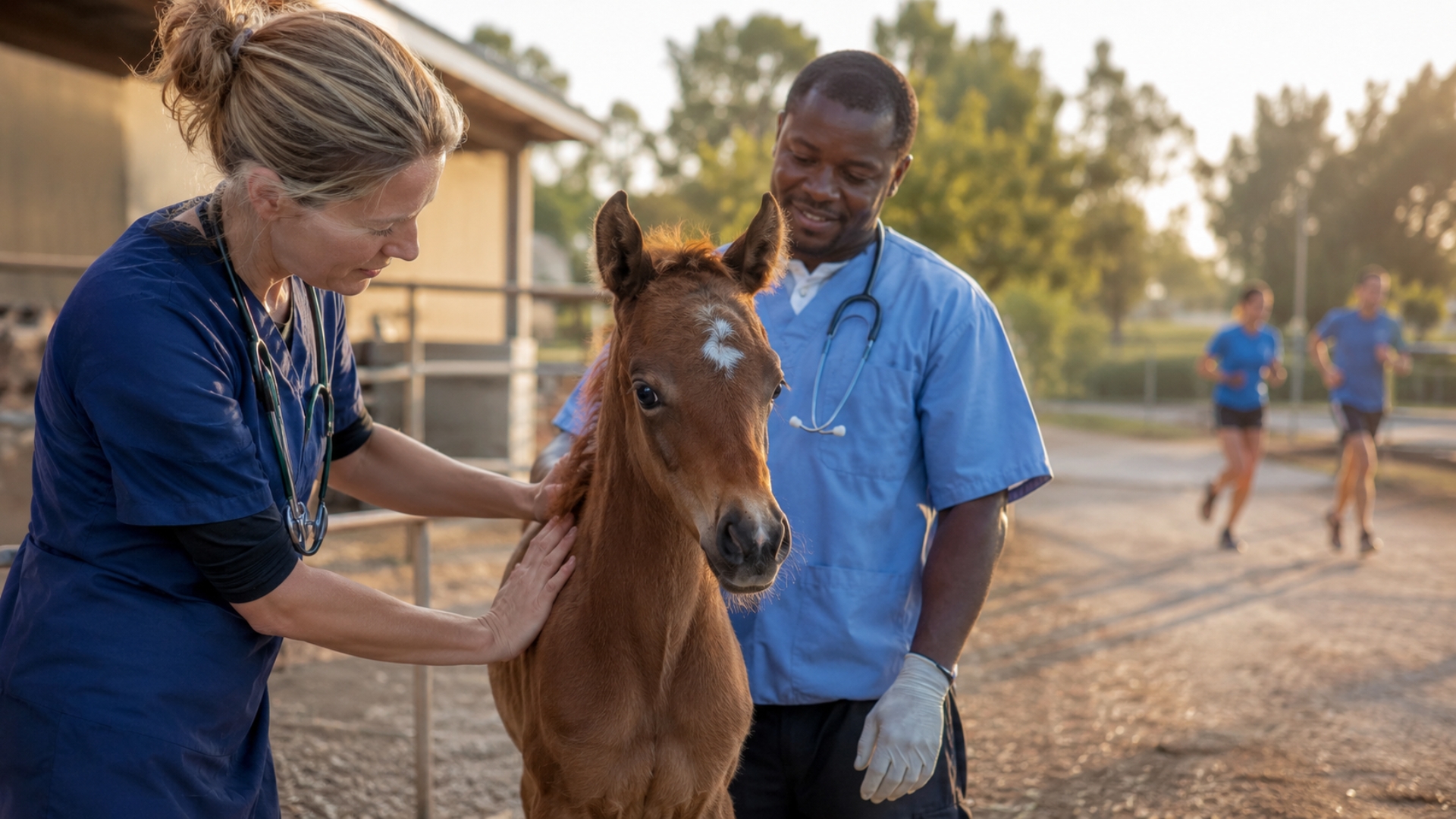 From abandoned newborn to symbol of hope: The foal behind a charity ...