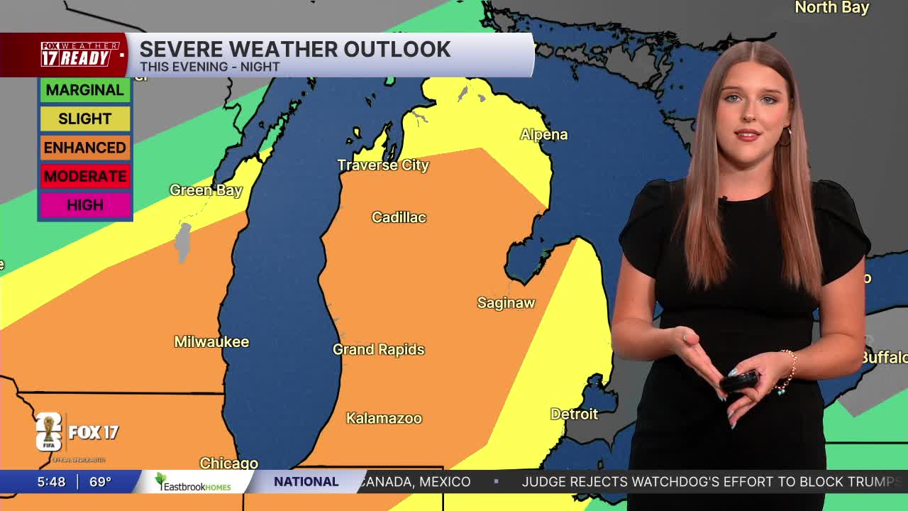 Thursday Early A.M. Forecast: Severe Weather Likely This Evening