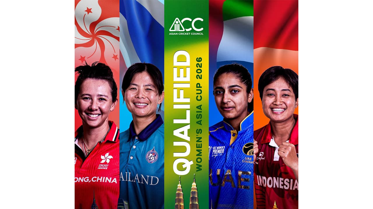 Thailand, UAE, Hong Kong, Indonesia qualify for women's T20 Asia Cup