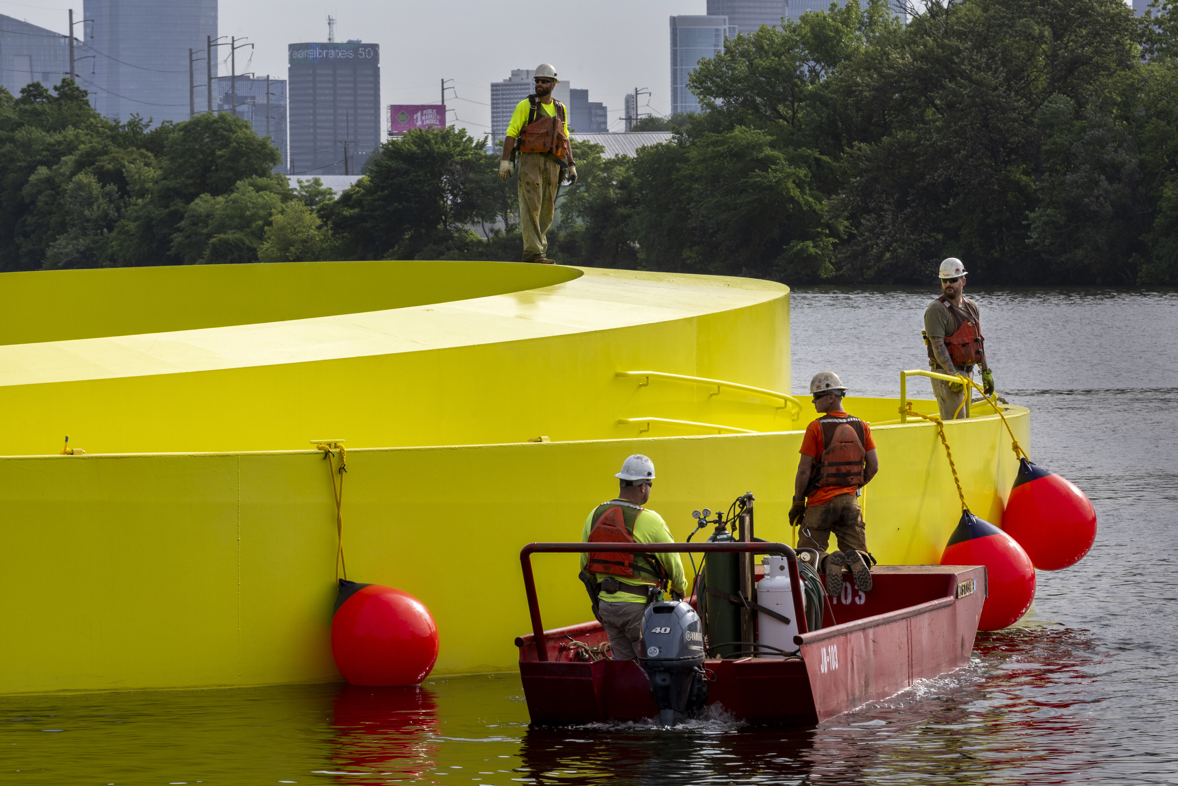 Philadelphia’s new floating art installation finally arrives on the ...