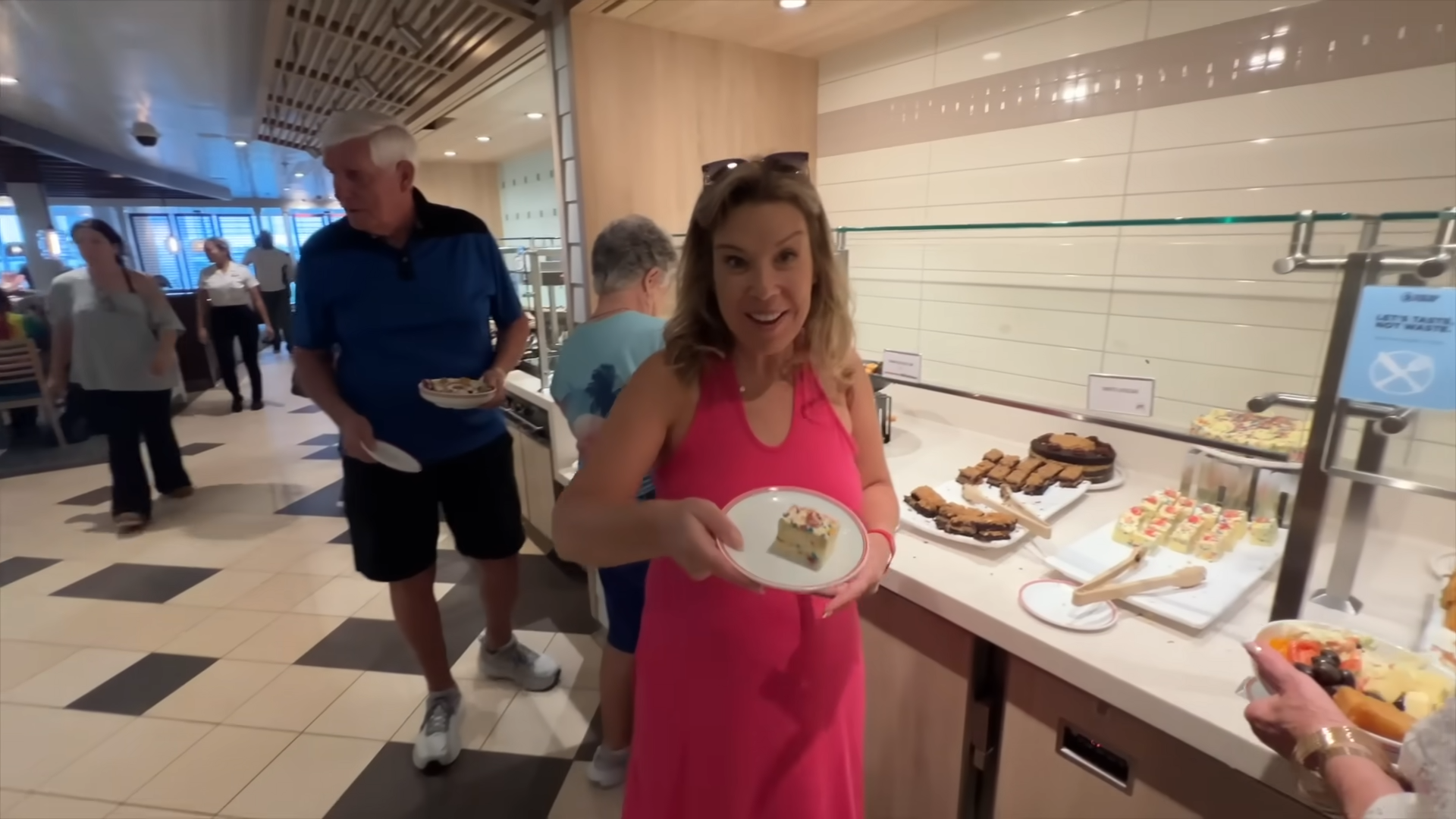 A passenger put dirty tongs back in the buffet - then the crew had to ...