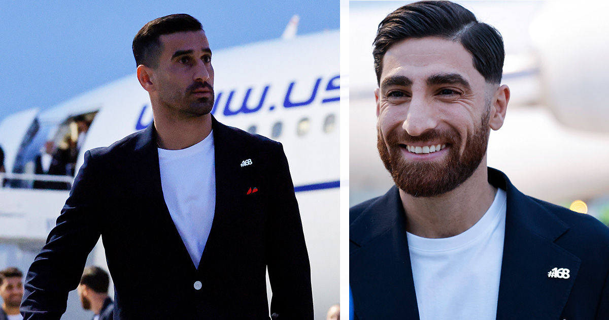 Reason Iran footballers were wearing #168 badges as they landed for the ...