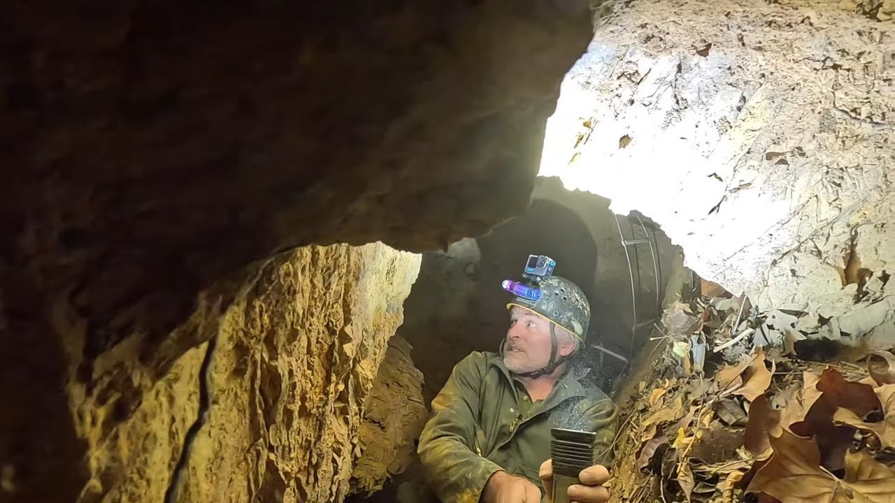 He climbed into a sinkhole - “Dude, bones” - then the cave got stranger