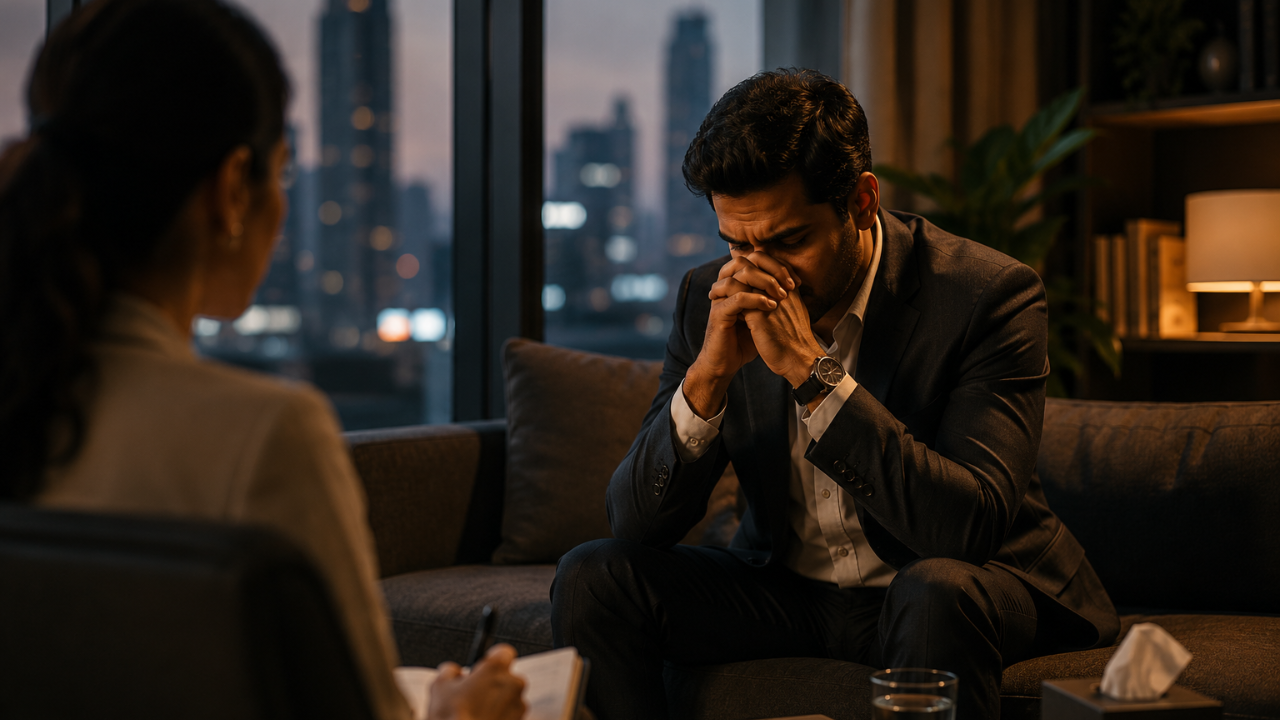 India’s most successful men are turning to therapy like never before ...